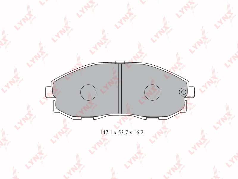 Дисковые тормозные колодки, передние