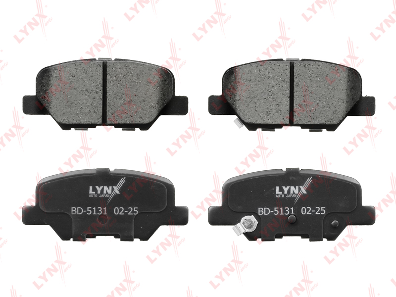 Дисковые тормозные колодки, задние