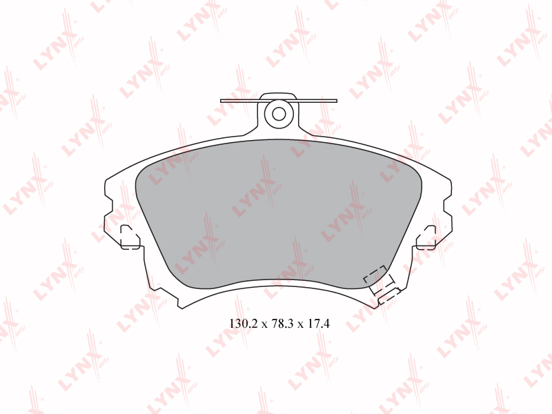 Дисковые тормозные колодки, передние