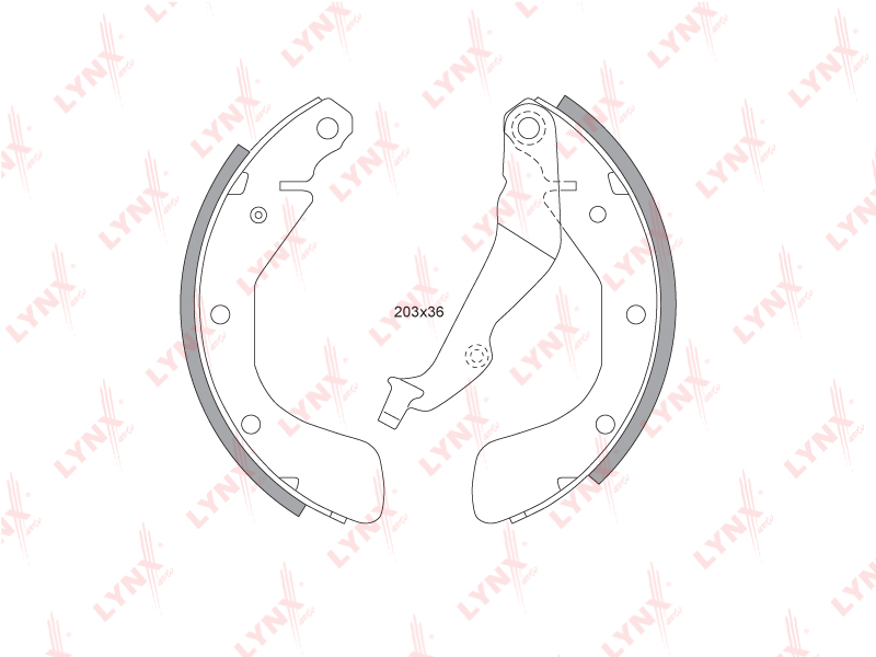 Барабанные тормозные колодки