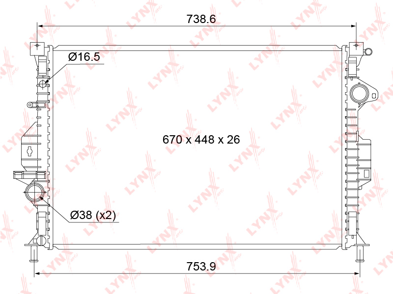 Радиатор охлаждения двигателя (технология пайки)