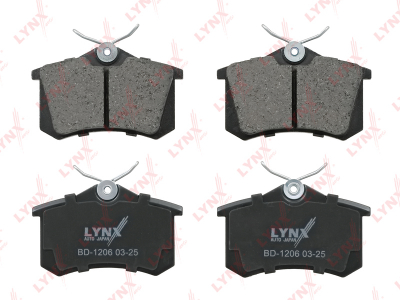 Дисковые тормозные колодки, задние