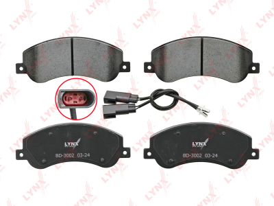 Дисковые тормозные колодки, передние